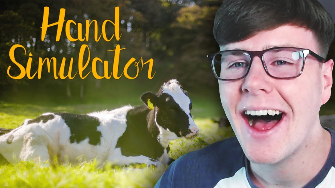 Learning How To Milk A Cow In Hand Simulator - YouTube