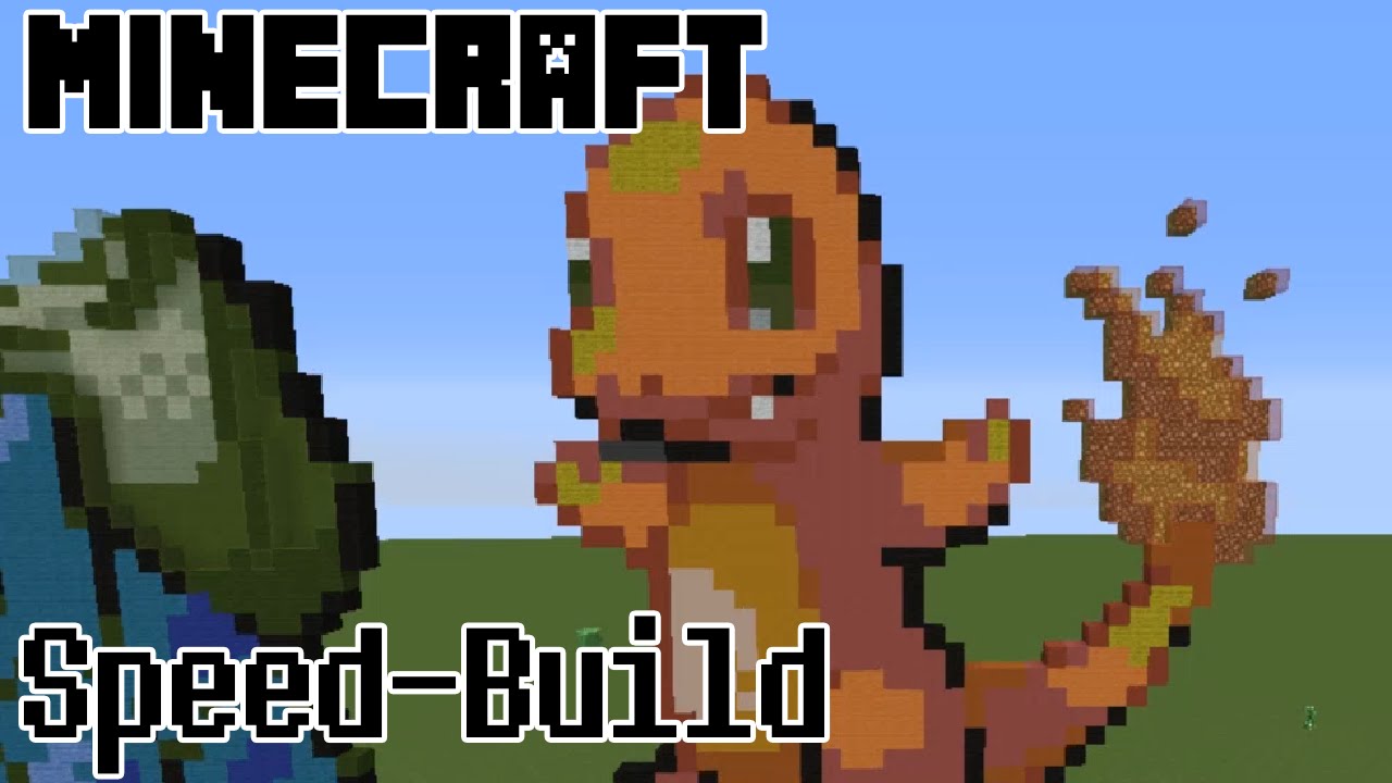 Charmander Sprite | Minecraft Speed-Builds - YouTube