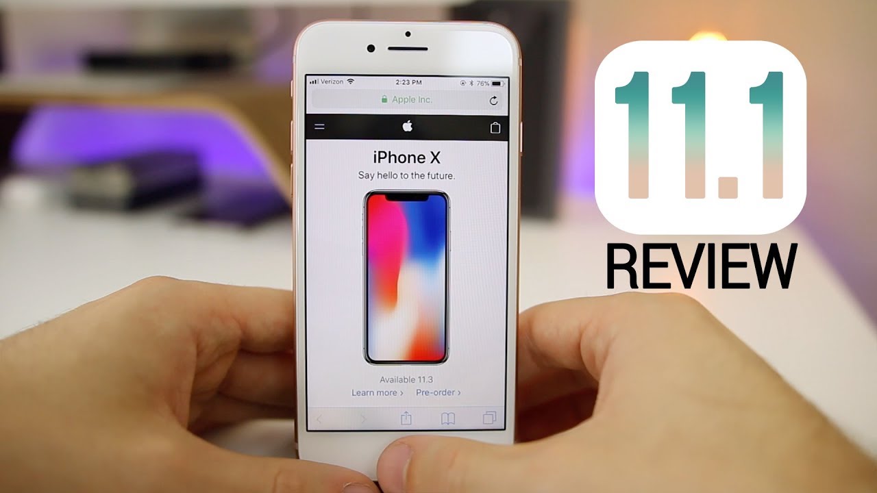 iOS 11.1 Released! Should You Update? - YouTube