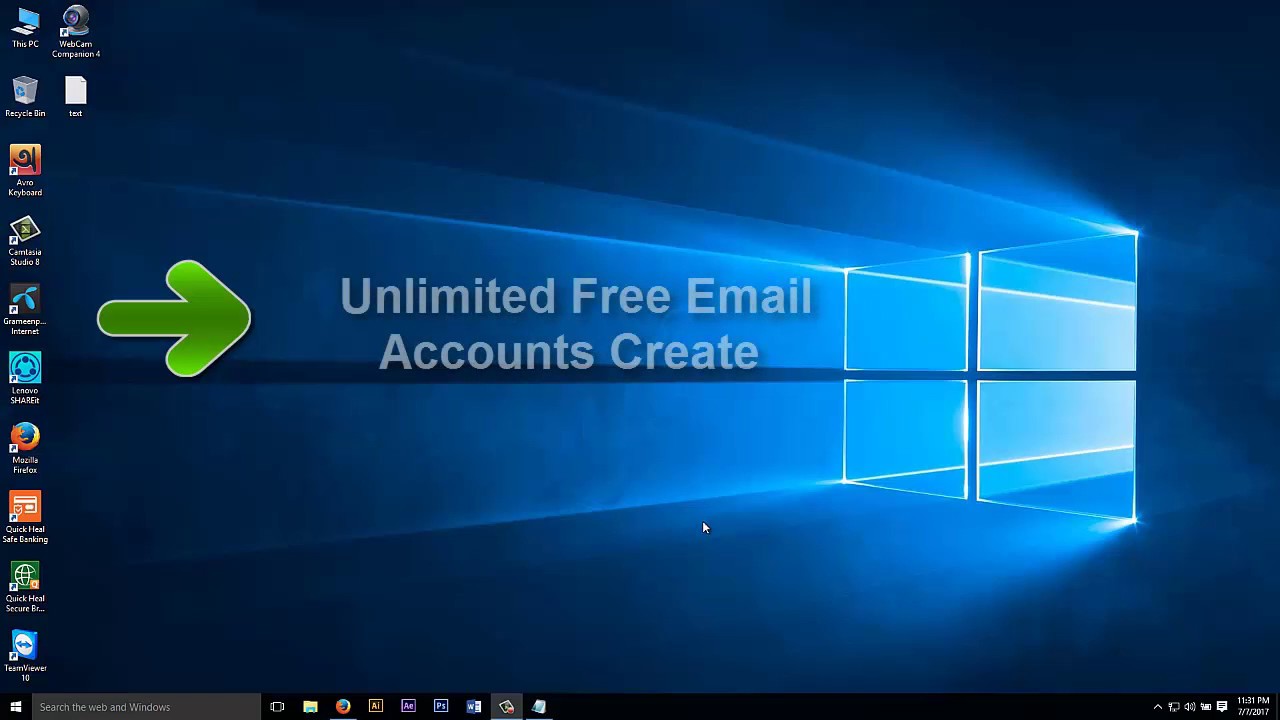 unlimited free email accounts Create - YouTube