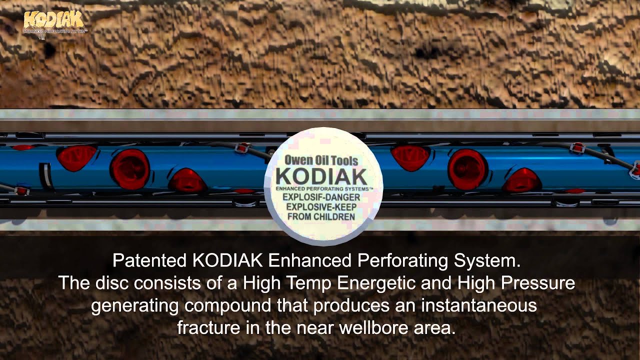 Owen Oil Tools KODIAK Enhanced Perforating System Downhole Animation ...
