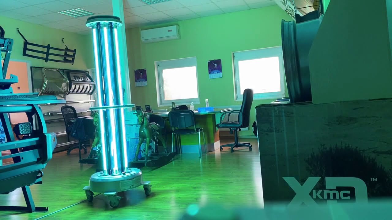 HyperLight P3 Disinfection robot by Limitless Medical - YouTube