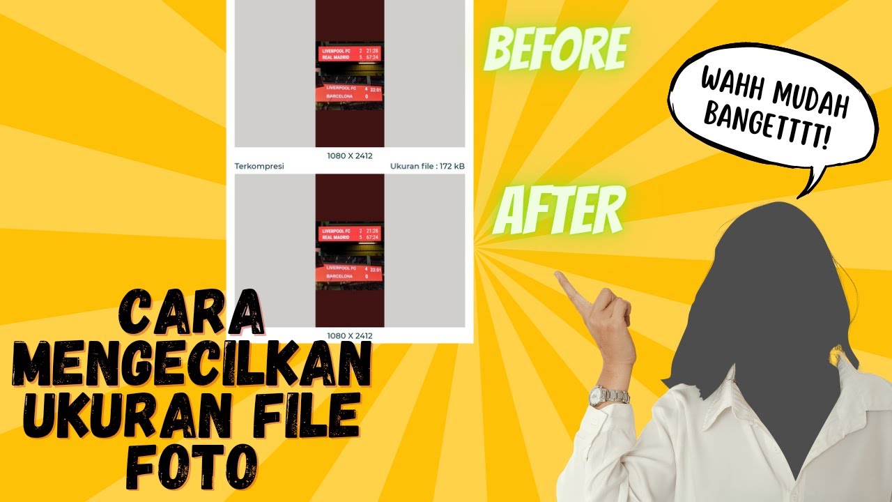 Cara Mengecilkan Ukuran File Foto - YouTube