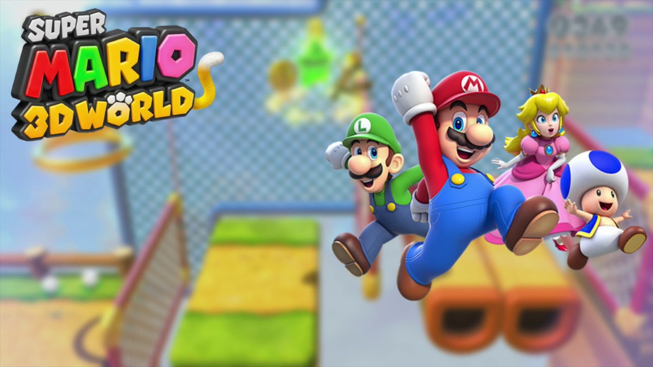 Chain-Link Charge - Super Mario 3D World (Slowed Down) - YouTube