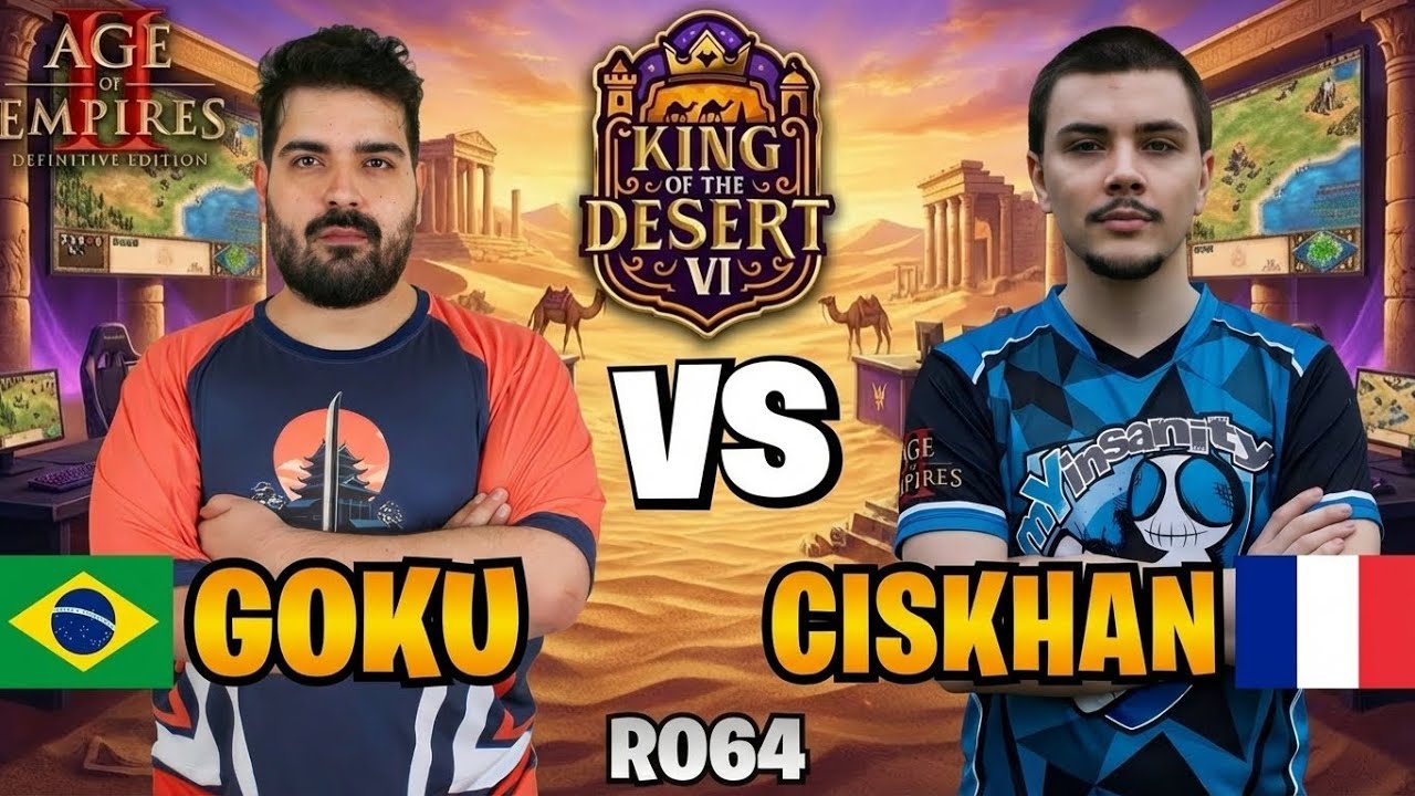 🟢 KOTD VI: RO64 - Goku vs Ciskhan [BO5] | $50000 Dólares em Premiação ...