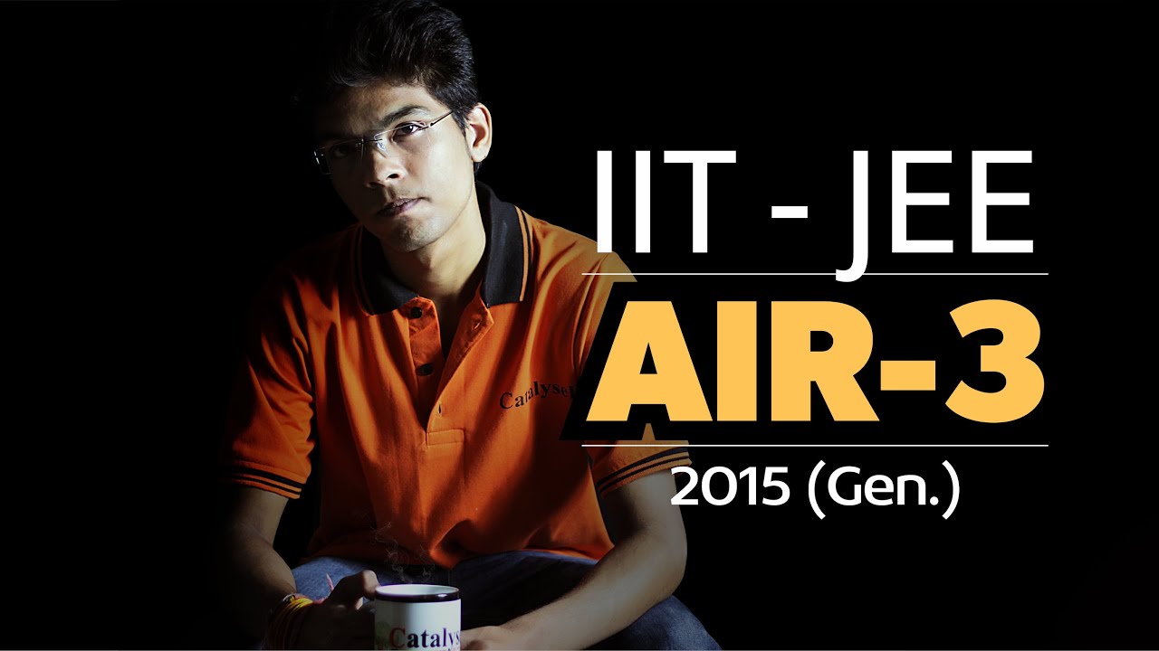 IIT JEE Advanced Topper - AIR 3 Mukesh Pareek sharing his tips to Crack ...