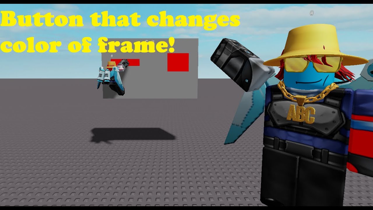 How to make a Button that changes the color of a frame in roblox studio ...