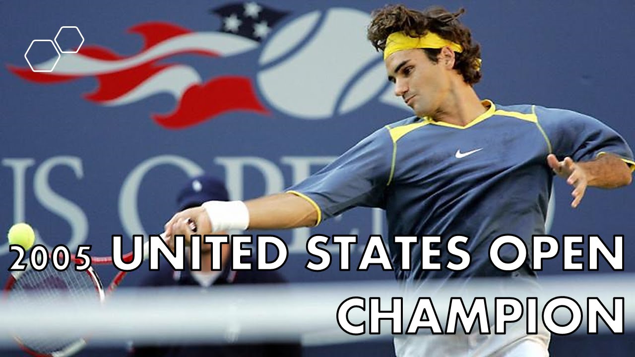 ROGER FEDERER vs ANDRE AGASSI | 2005 US Open Final | CHAMPION - YouTube