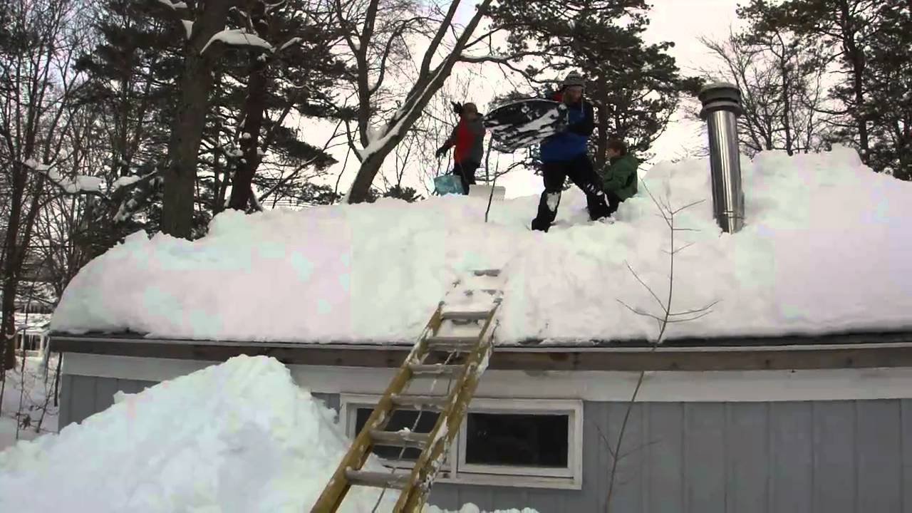 Roof Sledding - YouTube