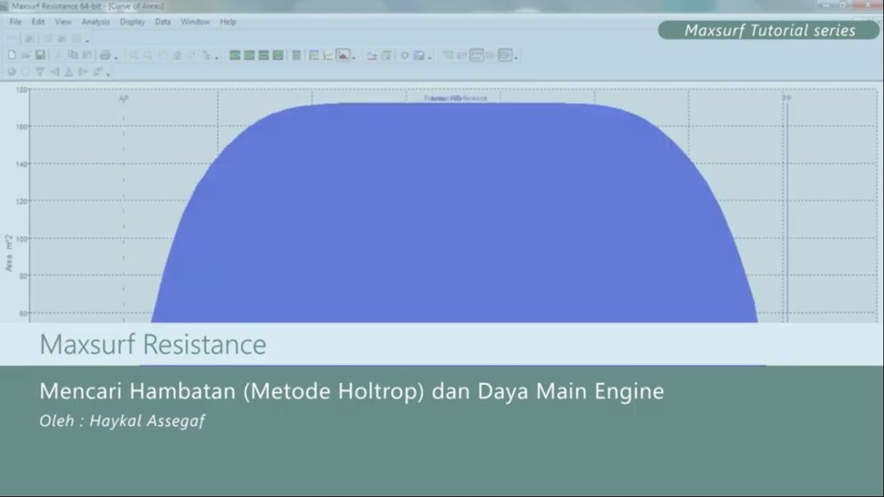 Mengitung Daya Mesin Kapal dan Hambatan Kapal dengan Maxsurf Resistance - YouTube