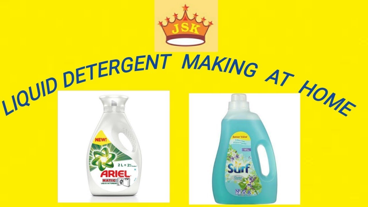 How to make Liquid detergent at home - YouTube