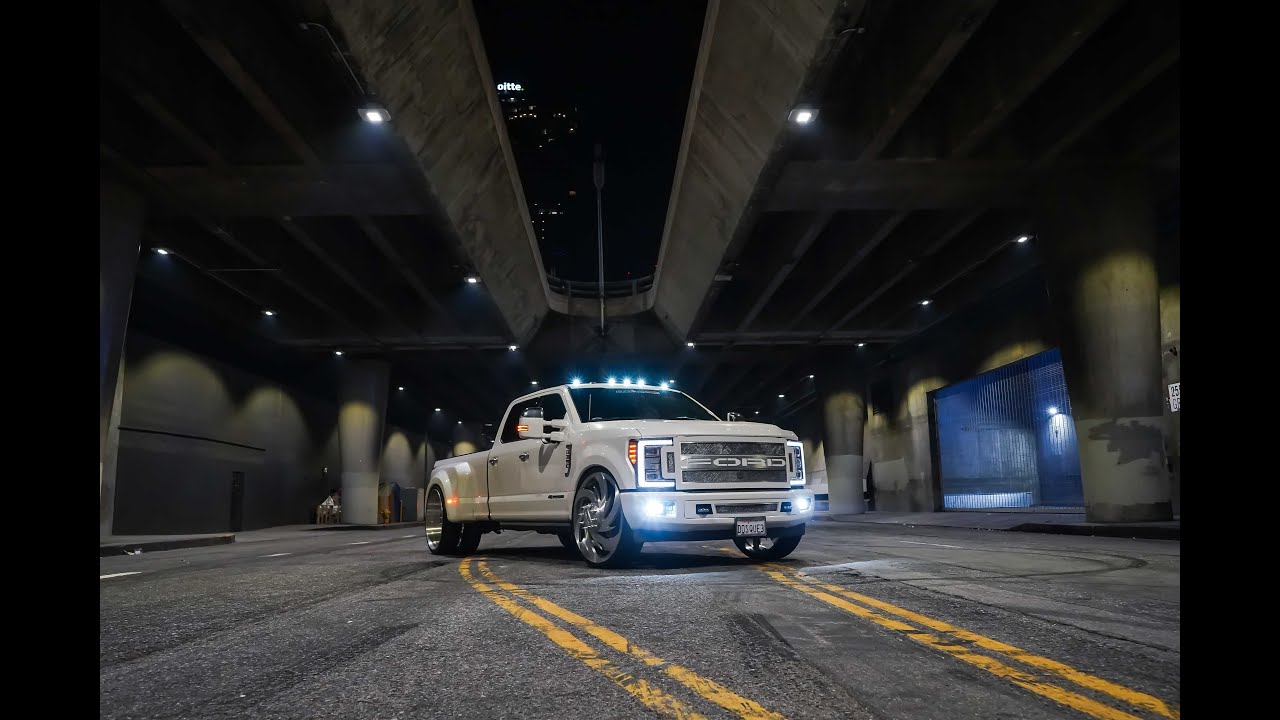 F350 DUALLY ON 30" MTW WHEELS!! (4K CINEMATIC) - YouTube