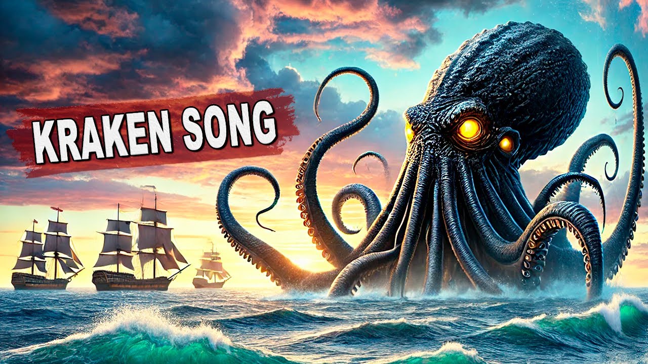 Sea monster KRAKEN Song (The giant squid) Horror Meme - YouTube