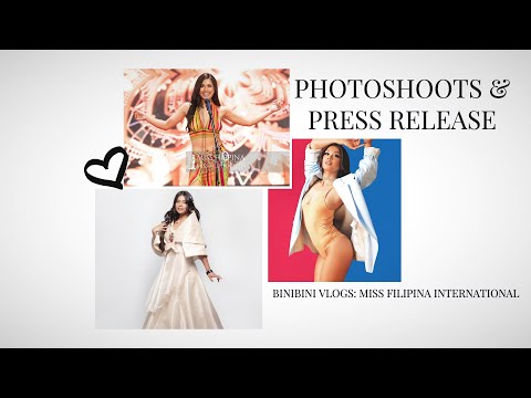 The Bini Bini Vlog: Miss Filipina International Press Release and Photoshoot Week