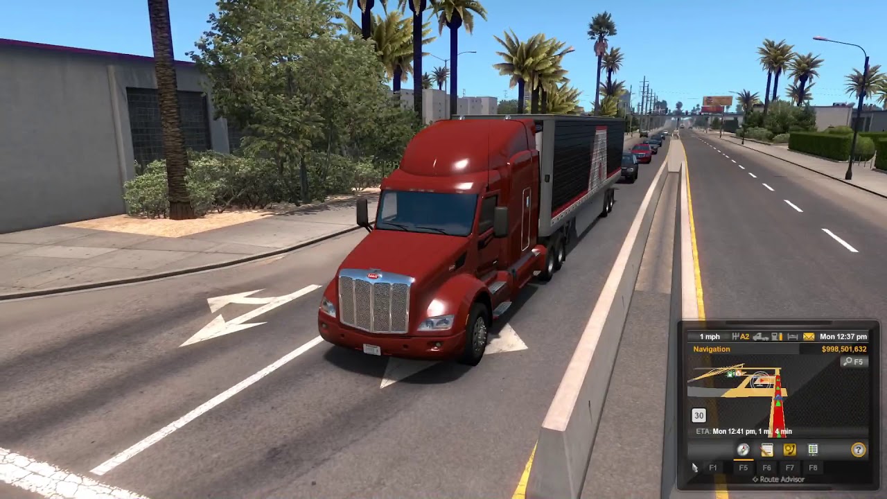 19 year old class a cdl driver plays American truck simulator. - YouTube