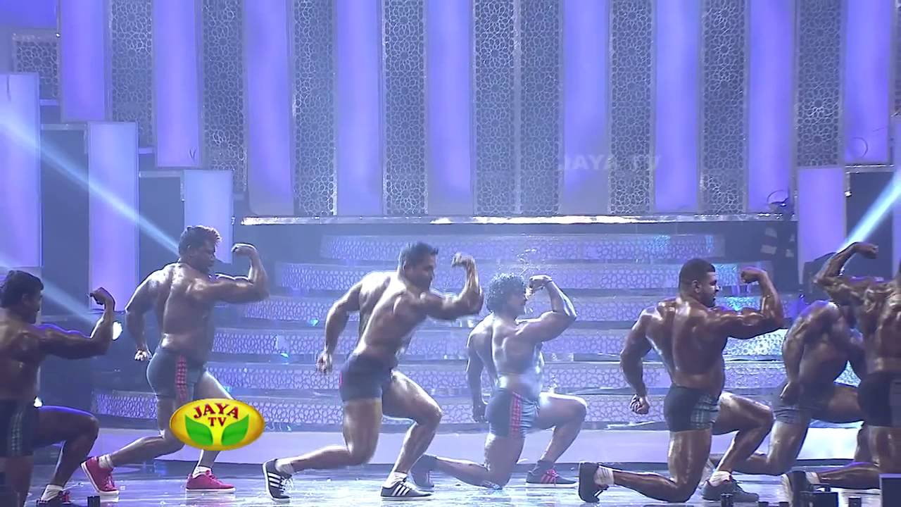 I Audio Launch Giri Body Building Group Performance - YouTube