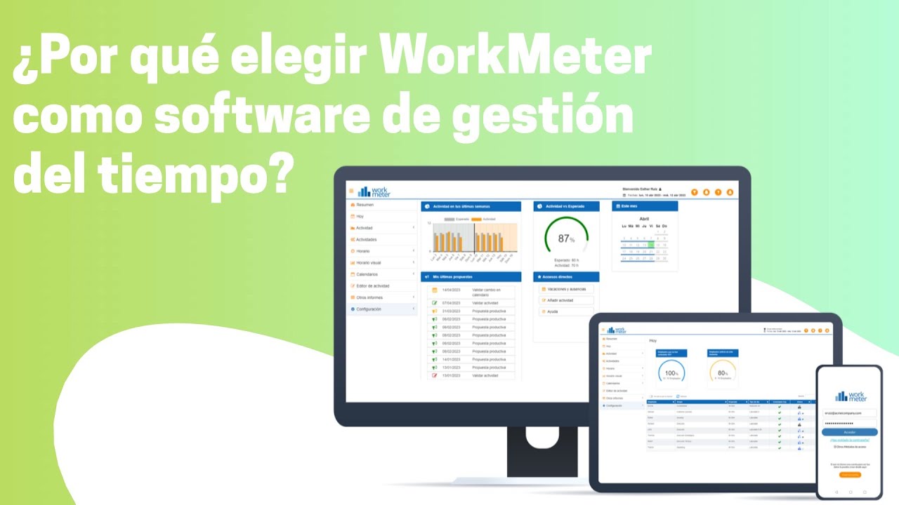 ¿Por qué elegir WorkMeter como software de registro horario? 🕑👌 - YouTube