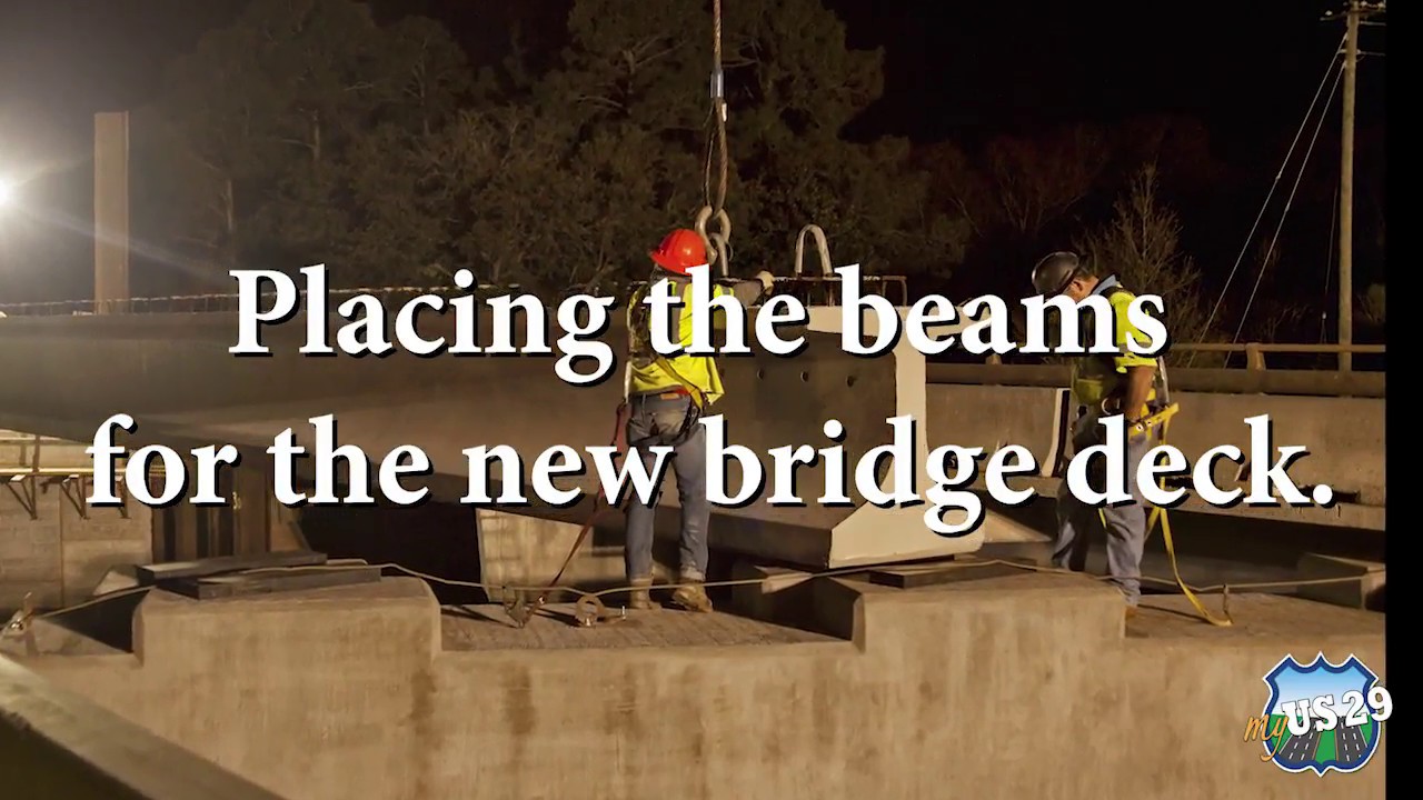 Behind The Scenes: Starting In The Middle....Beam Placement on US 29 ...