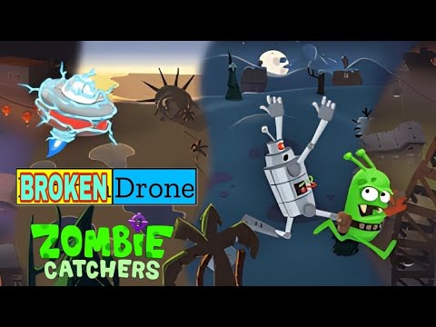 🥵🥵playing Zombie Catchers Impossible Broken Drone Zombiecatcher 9104