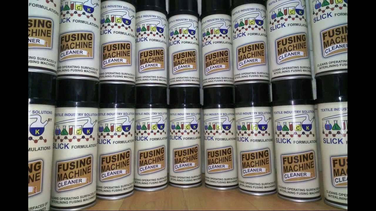 SLICK Fusing Machine Cleaner spray usage demo video - YouTube