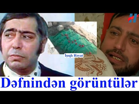 Bu gün dünyasını dəyişən,xalq artisti Eldəniz Zeynalovun oğlu Məmmədin dəfnindən görüntülər