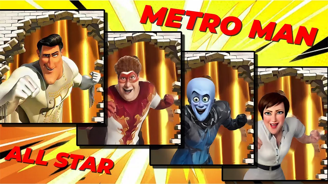 METRO MAN Edit Original and ALL Characters in MEGAMIND - YouTube