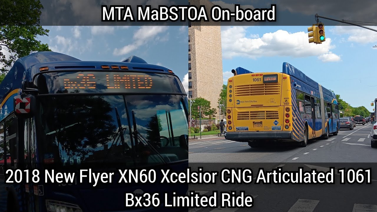 MTA: 2018 New Flyer XN60 Xcelsior CNG Articulated 1061 Bx36 Limited ...
