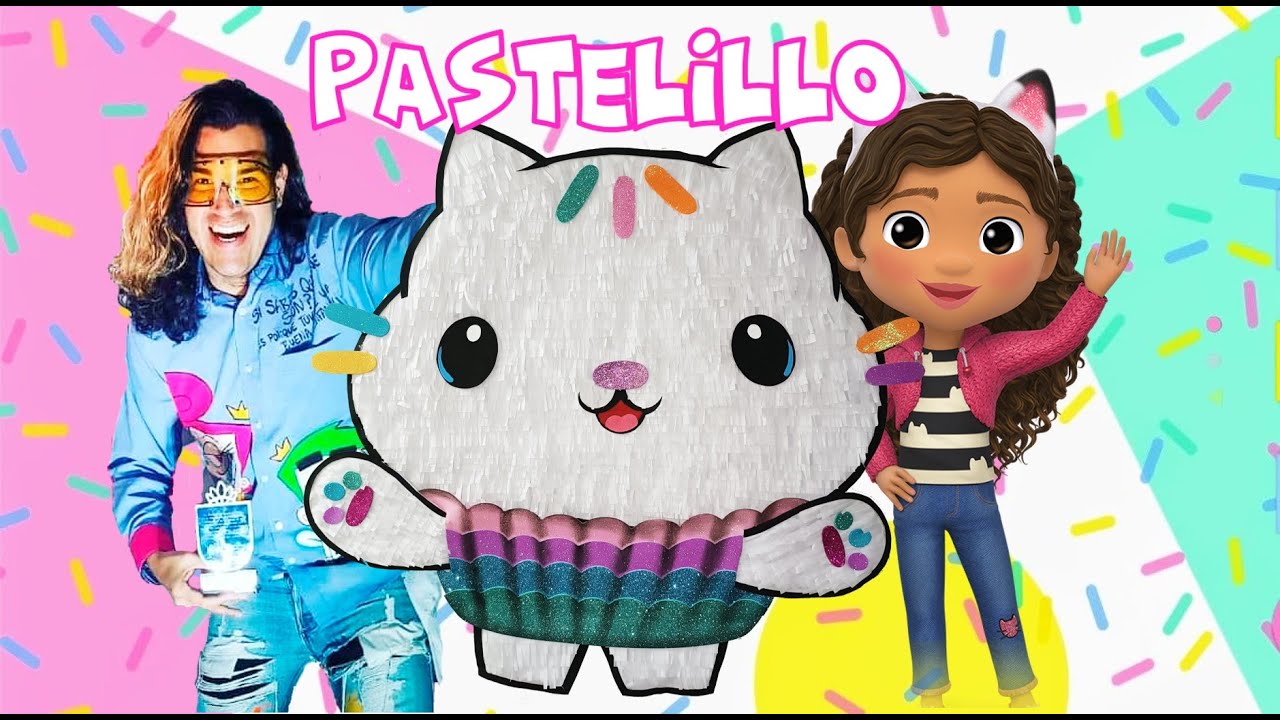 Piñata Cakey Cat Pastelillo de la casa de muñecas de GABBY #dollhouse # ...