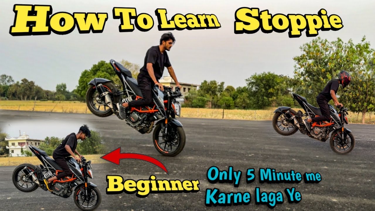 How To Learn Stoppie on KTM bike | Stoppie kaise Sikhe only 1day ...