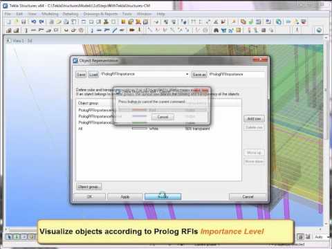 Tekla Structures and Meridian Prolog Integration - YouTube
