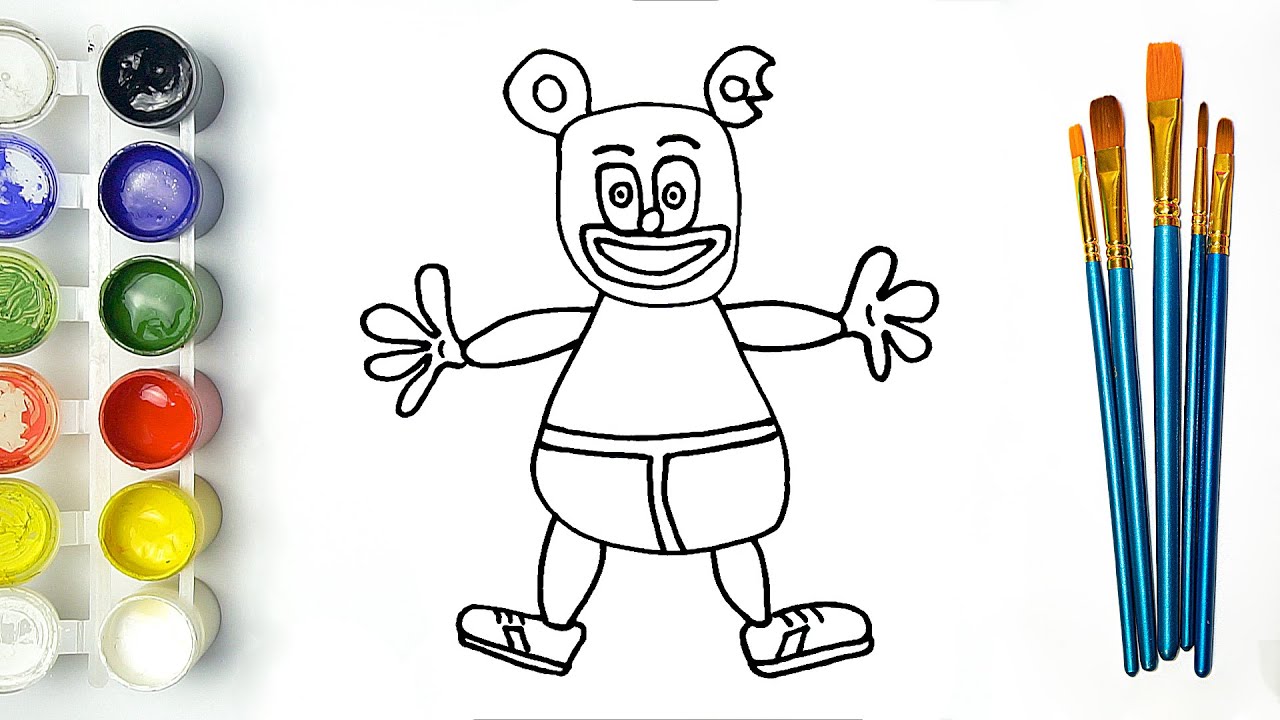 HOW TO DRAW GUMMY BEAR | Easy & Cute Gummy Bear Drawing Tutorial For ...