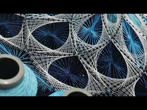 string art tablo yapımı #stringart #filografi
