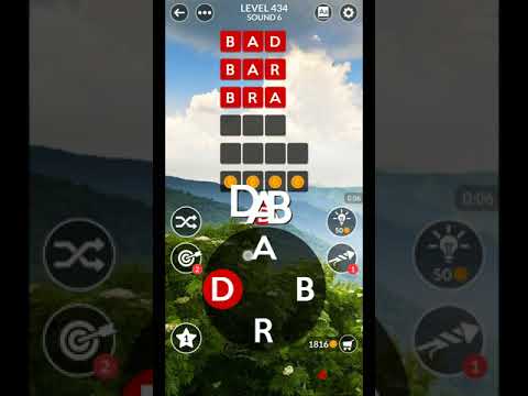 WORDSCAPES UNCROSSED LEVEL 434 NEW UPDATE masaya ang mga salita - YouTube