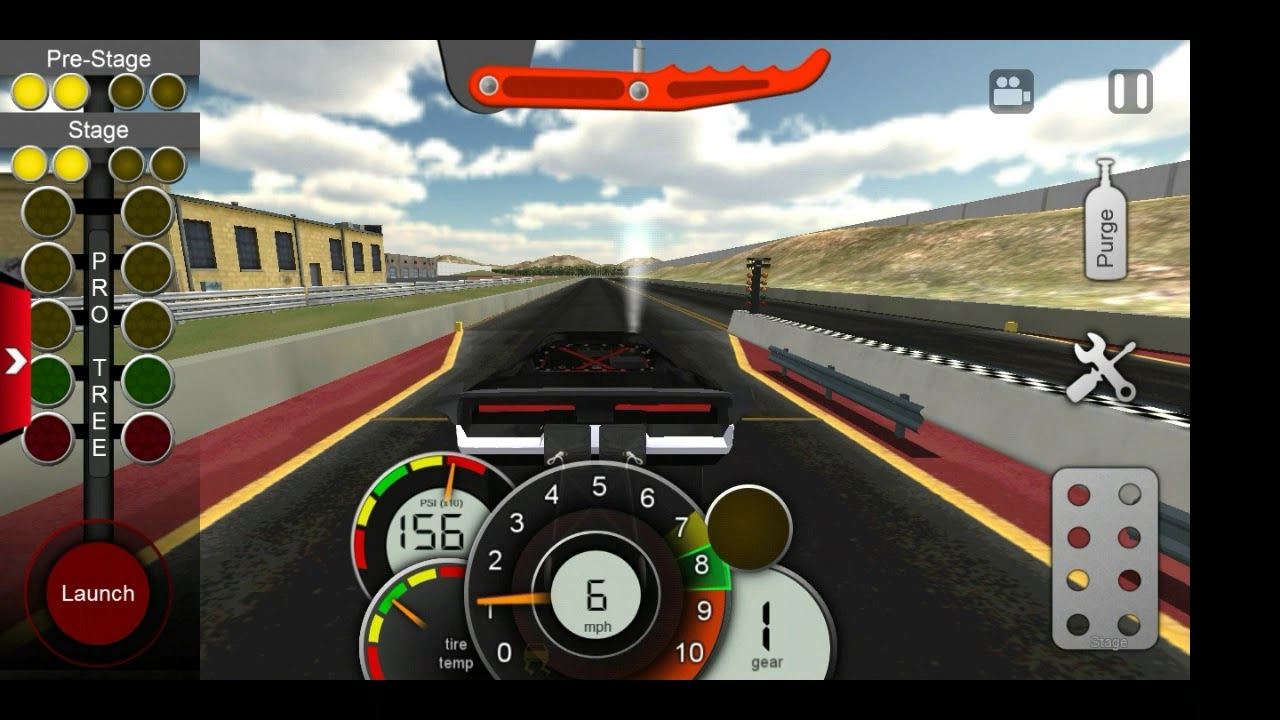 Pro Series Drag Racing | Pro Mod Nitrous Charger | 5.5 Pass - YouTube