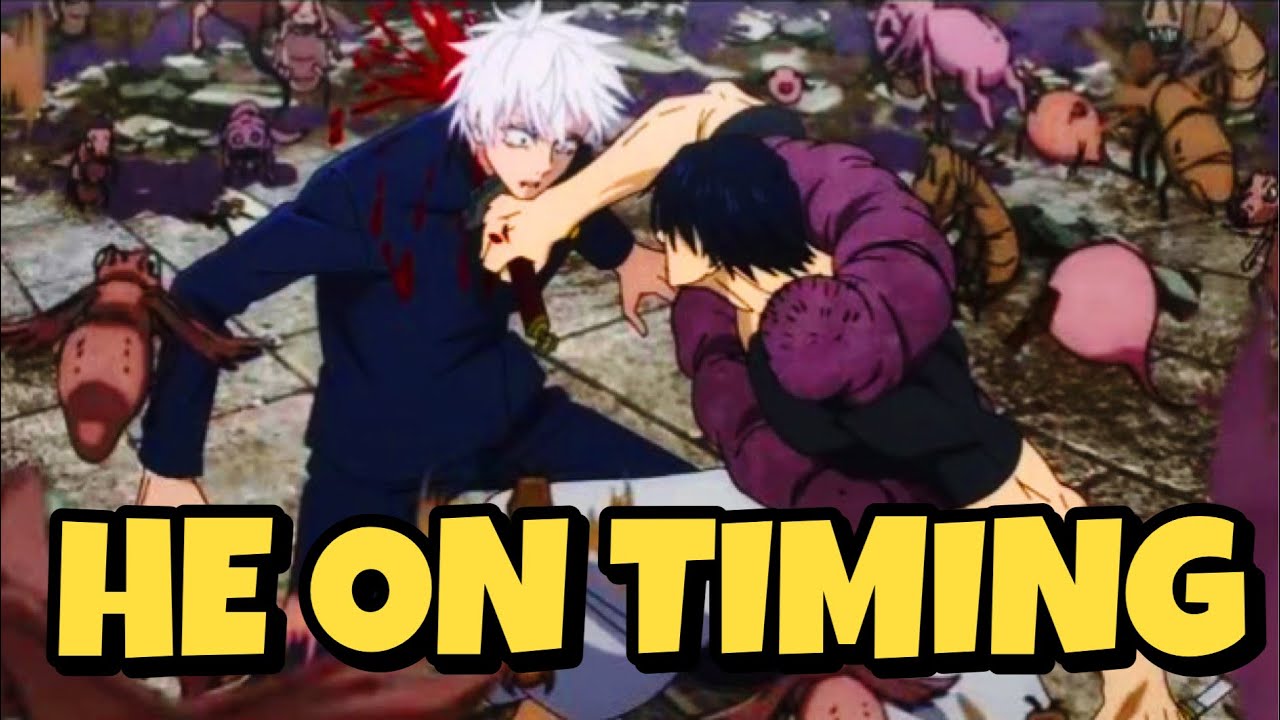 TOJI FUSHIGURO FIRST AND LAST TO HUMBLE GOJO AT ONE POINT(Dubbing Gojo ...