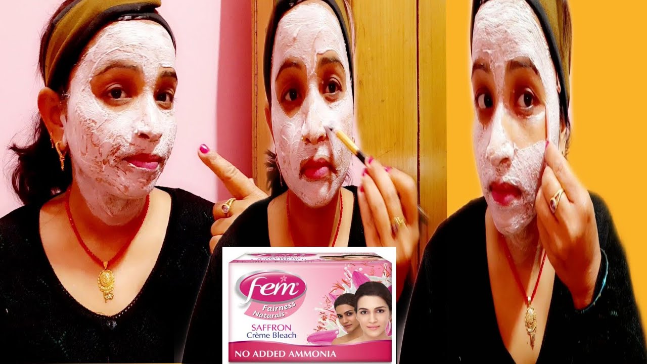 घर पर ब्लीच कैसे करें स्टेप बाय स्टेप/ face bleach at home for ...