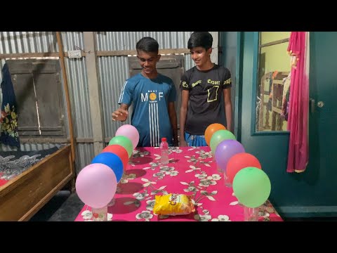 Amazing balloon bursting challenge - YouTube