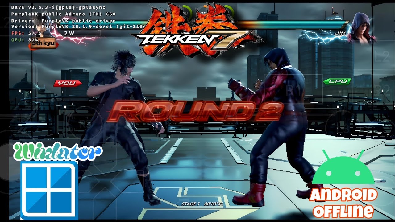 TEKKEN 7 (Android Gameplay) Winlator Glibc Amod 7.1.5 | Poco F4 ...