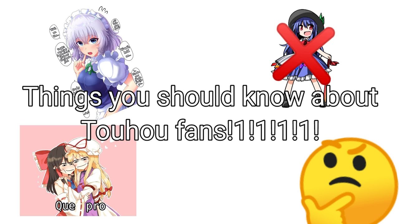 Things you should know about Touhou fans - YouTube
