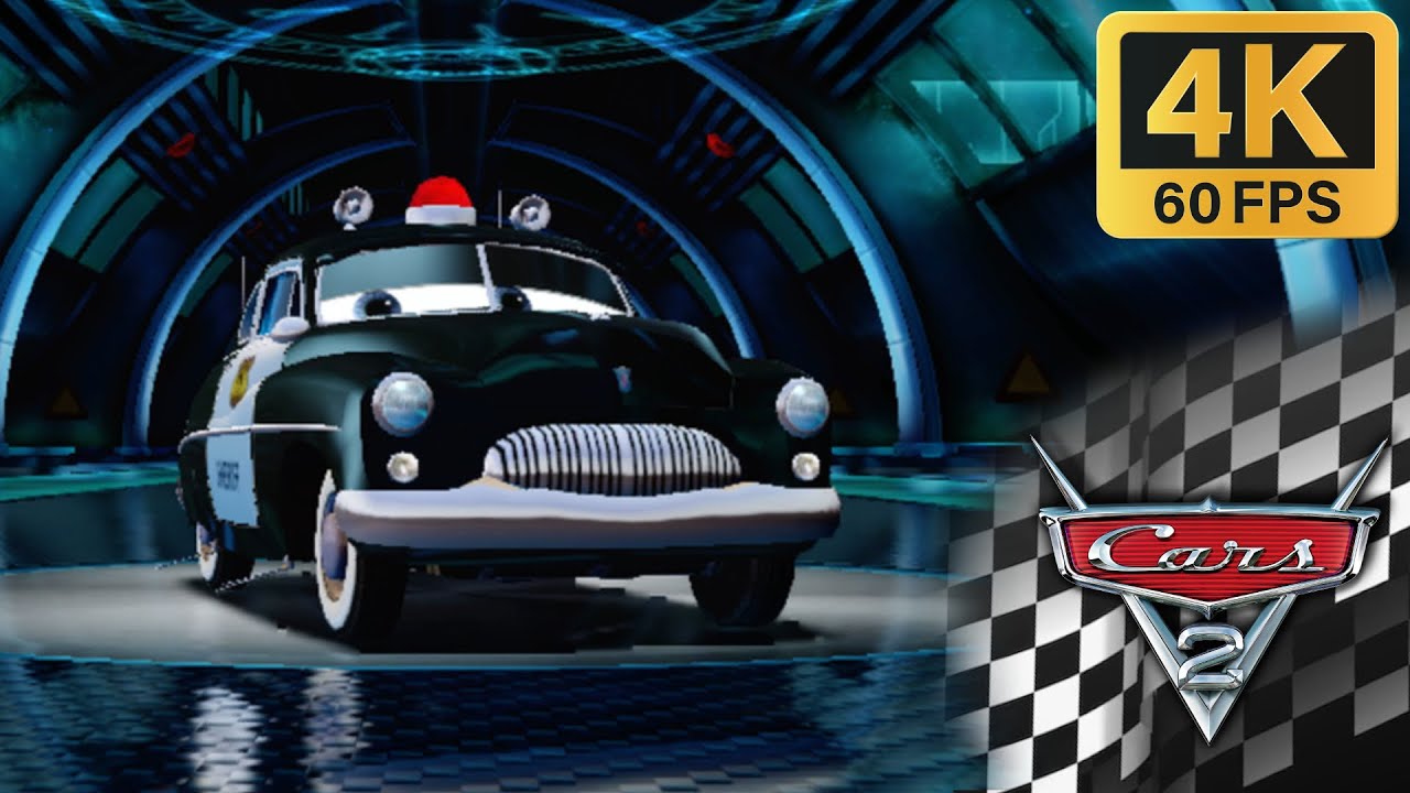 Sheriff racing in Oil Rig Run - Cars 2: The Video Game - YouTube