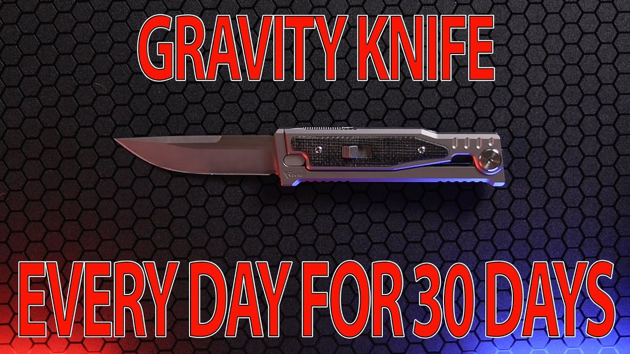I Carried A REAL Gravity Knife For a month... - YouTube