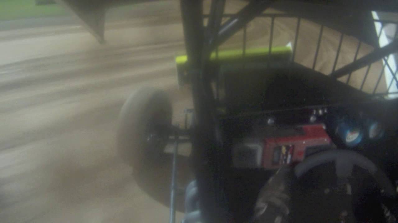 In-Car Video Carl Bowser - Lernerville Speedway Win - August 12, 2016 ...
