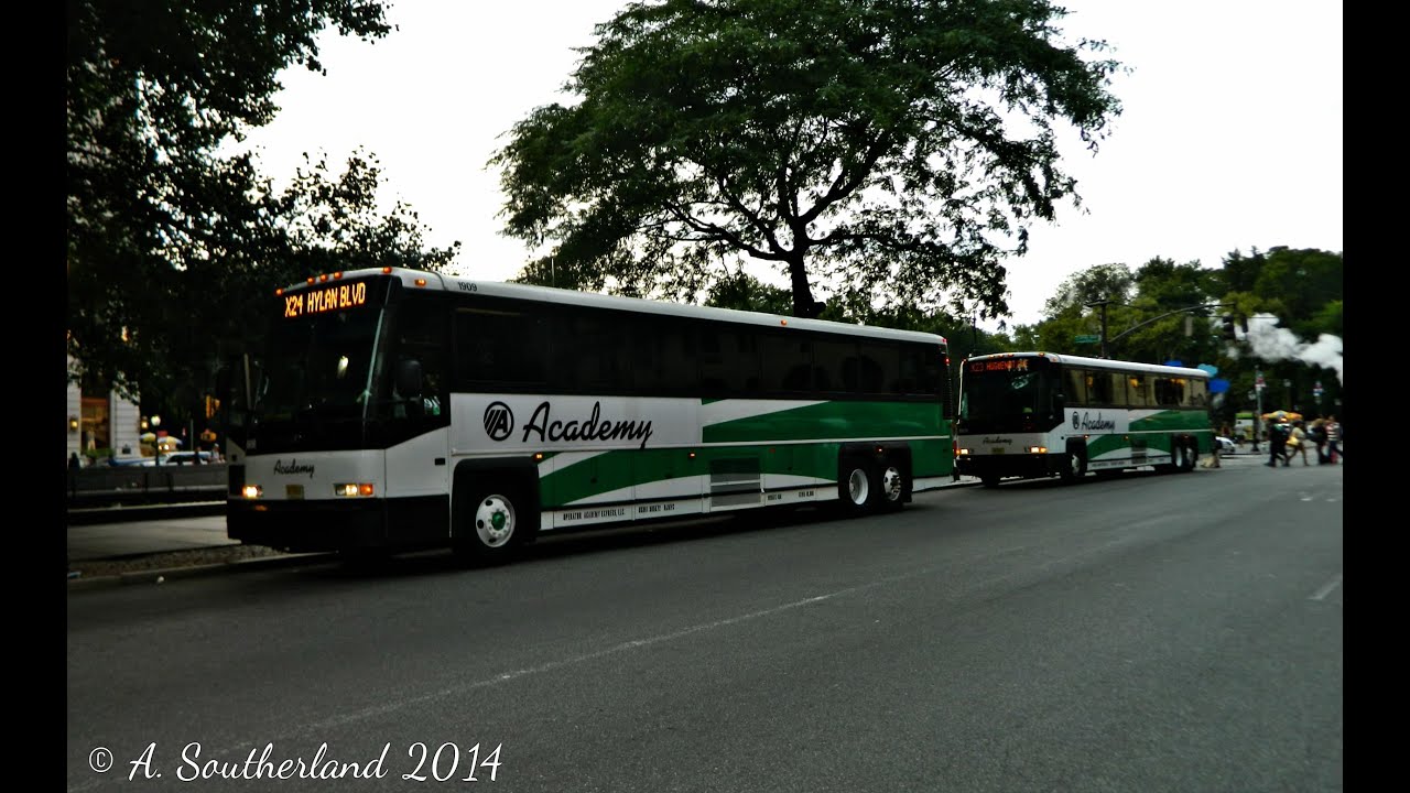 Academy Bus 2002-03 MCI D4500 #1909 & #1904 on Route x23 & x24 [Ex GO ...