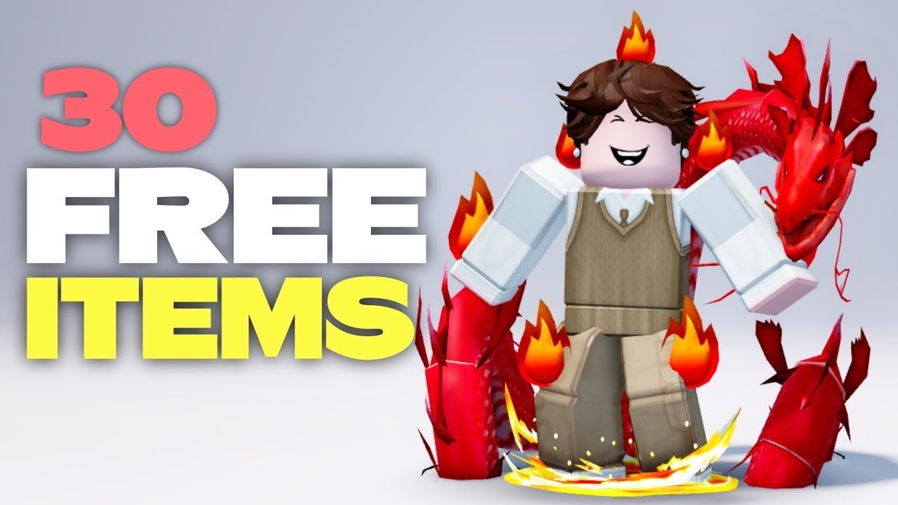 HURRY! 30+ FREE ROBLOX ITEMS 😮 NEW ROBLOX EVENT [2024] - YouTube