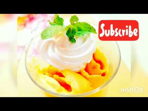 Mango Ice Cream Rolls / 3 ingredient recipe / आम की आइसक्रीम - YouTube