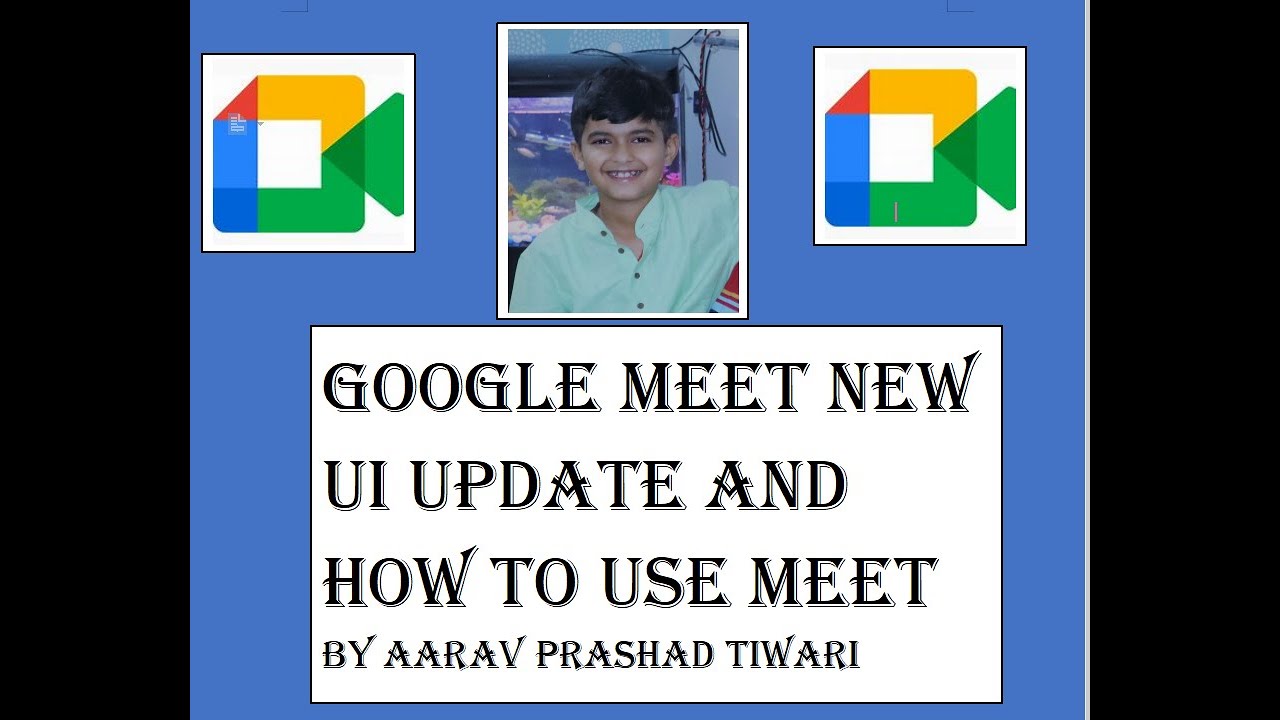 Google meet new UI Status | How to use google meet | - Part - 1 - YouTube