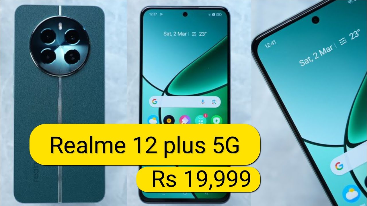 realme 12 plus 5G Text review - YouTube