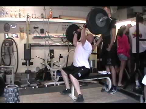 Clean and Seated press (247#) by Bryan Benzel - YouTube
