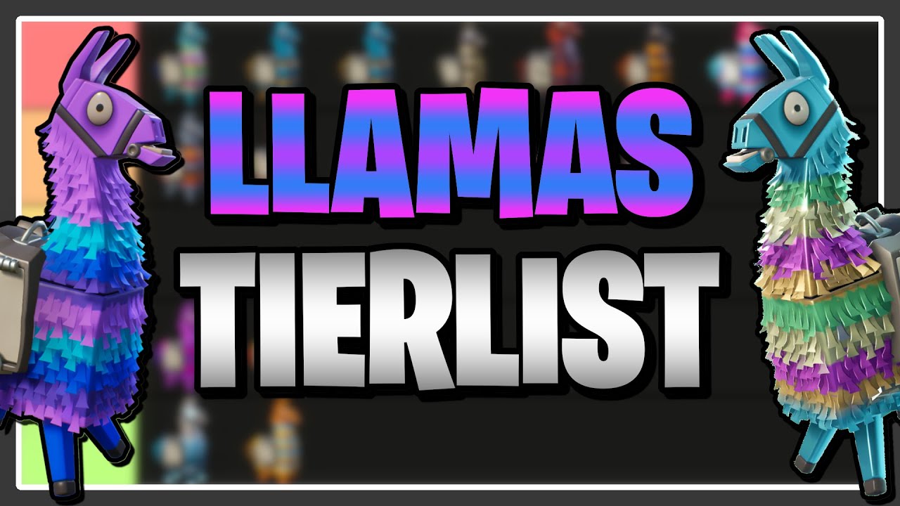 Ranking EVENT LLAMAS in Fortnite Save the World! (Llama Tier List ...