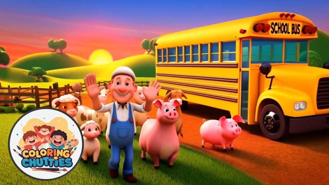 🐄A Day at the Farm🚜Fun Farmyard Adventure for Kids! Explore Nature ...